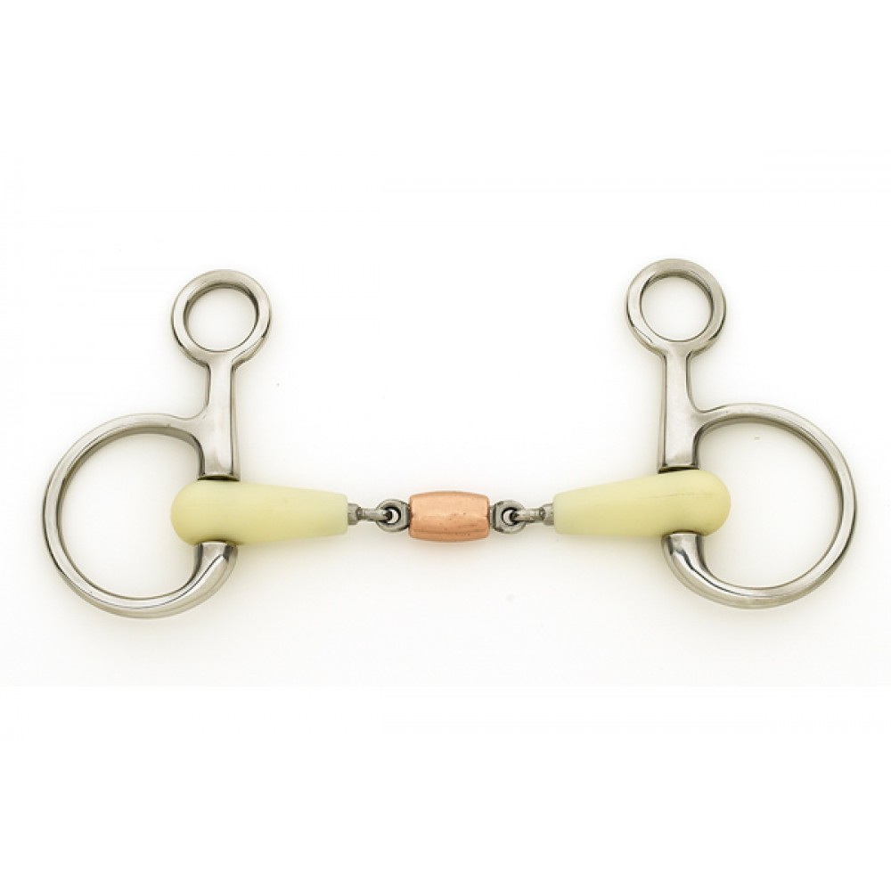 Paardenwinkel.be - Happy Mouth Hanging Bit DJM w Copper Roller